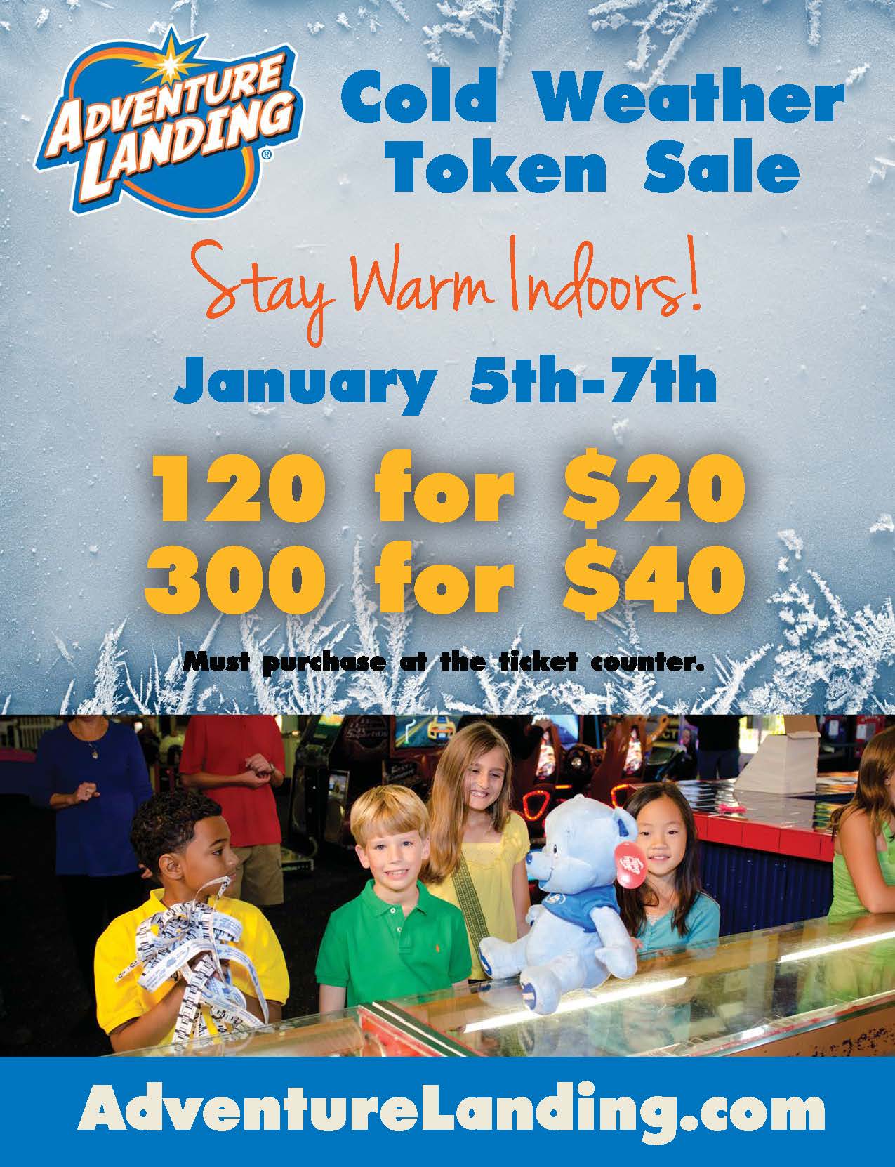 Cold Weather Token Sale - Raleigh