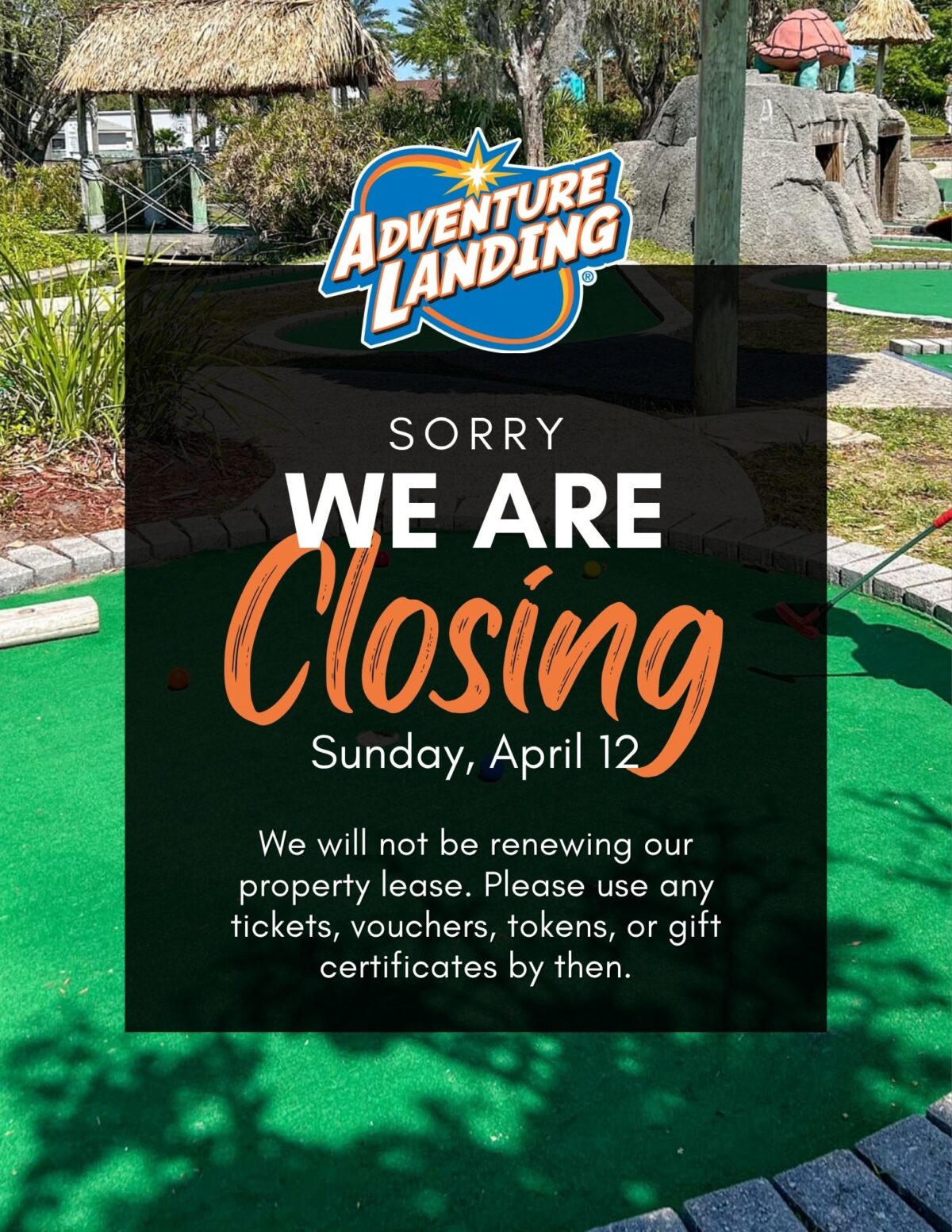 Buy Tickets, Tokens & More Online | Adventure Landing Family ...
