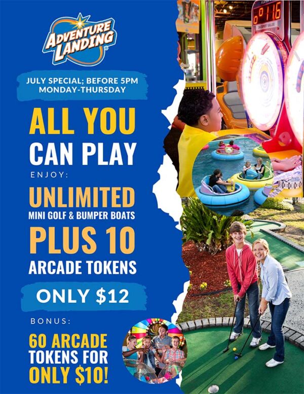 Directions & Map | Adventure Landing Family Entertainment Center ...